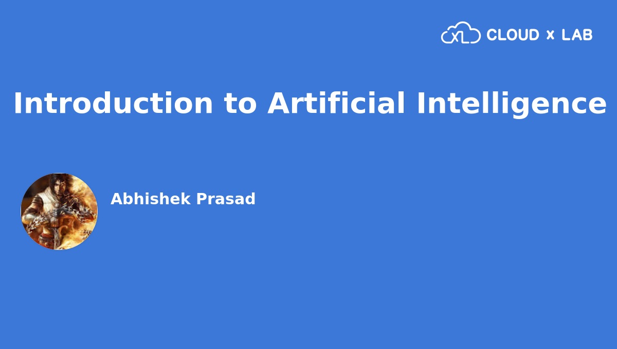 Introduction to Artificial Intelligence | CloudxLab