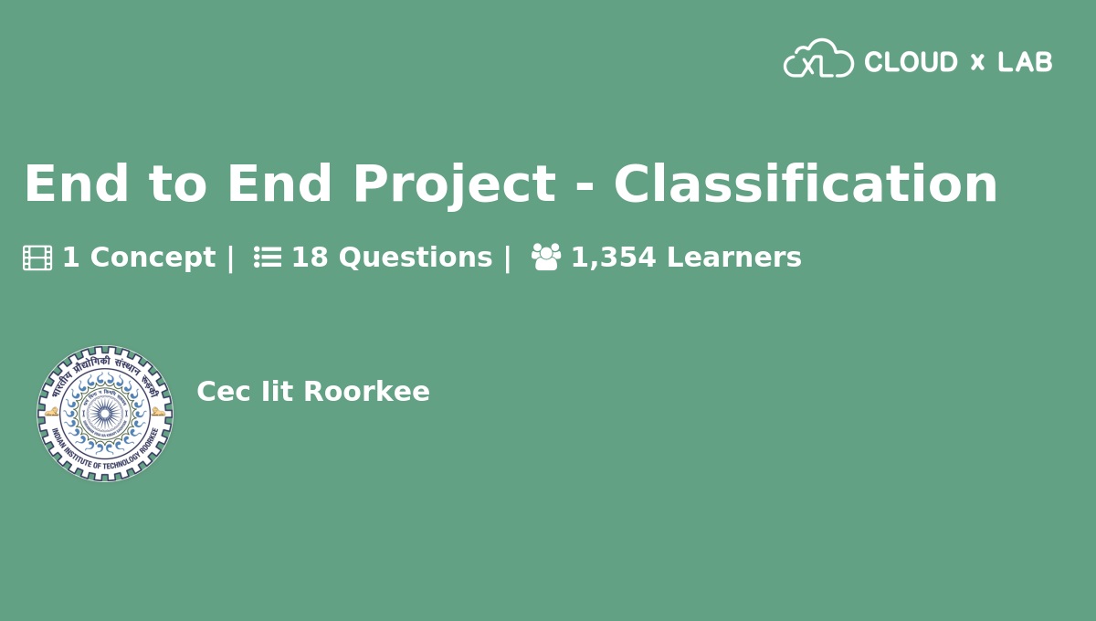 End to End Project - Classification | CloudxLab