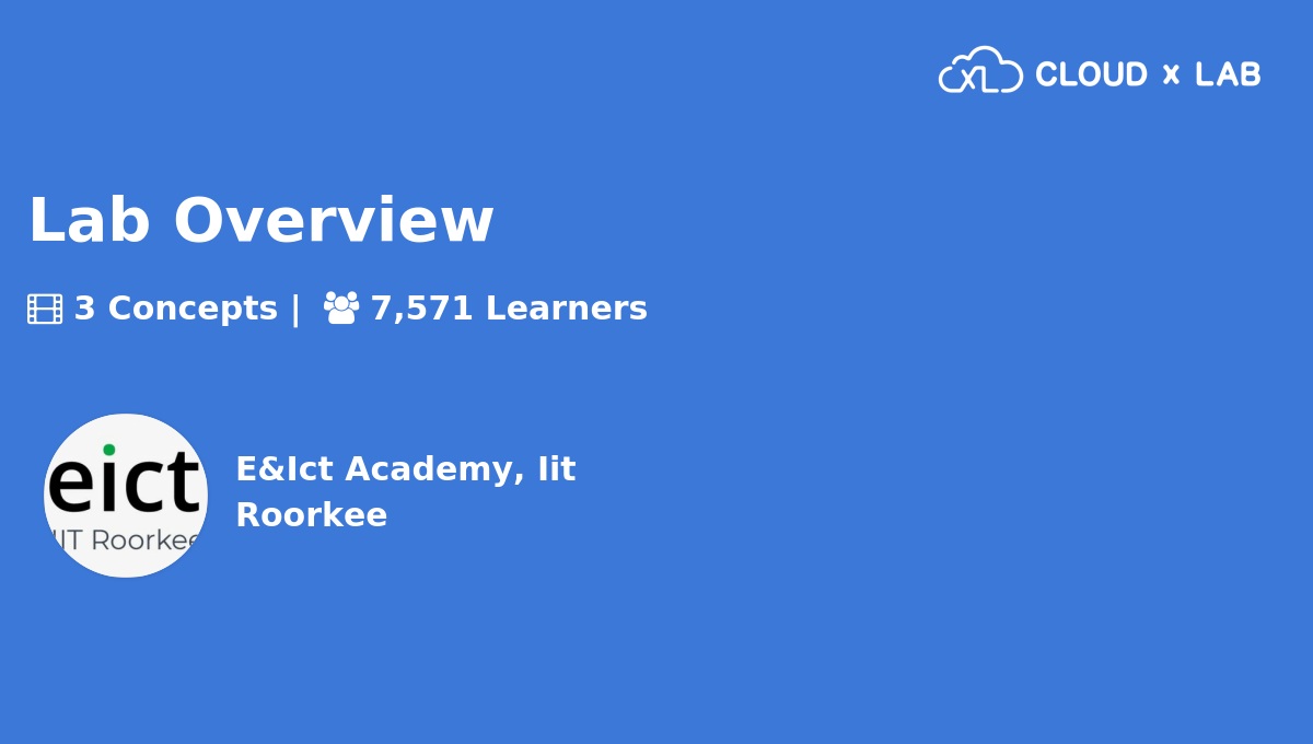 Lab Overview | CloudxLab