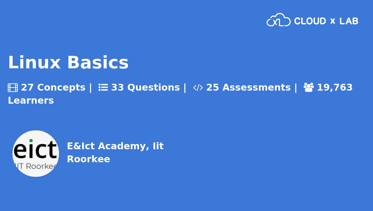 Linux Basics | CloudxLab