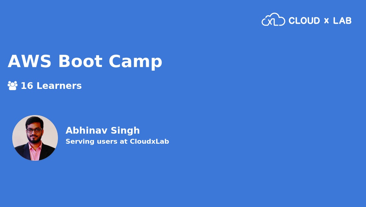 AWS Boot Camp | CloudxLab