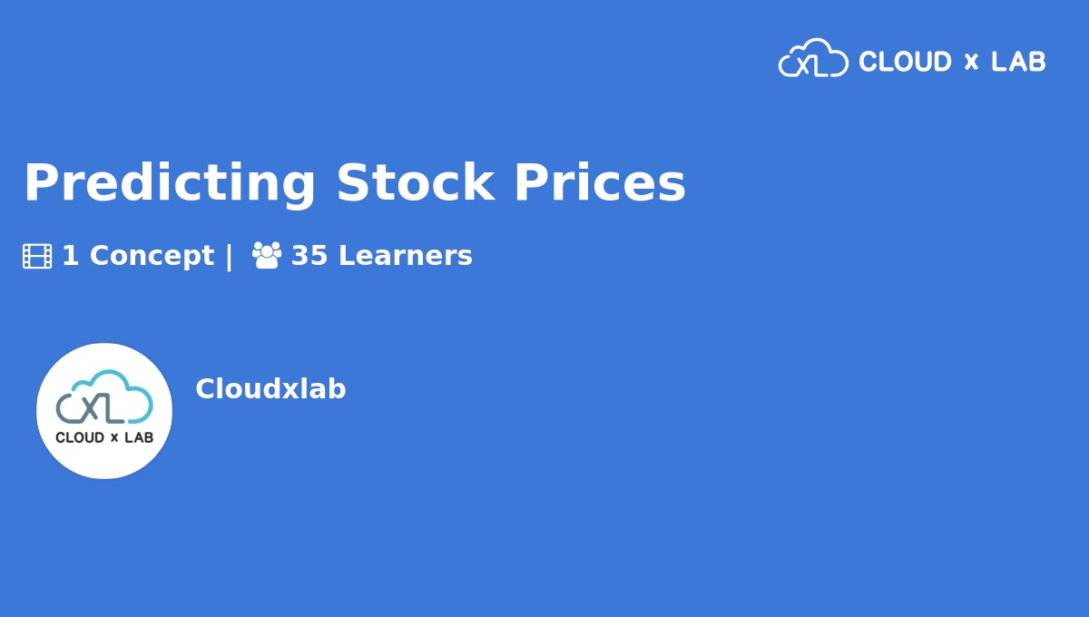Predicting Stock Prices Cloudxlab 0761