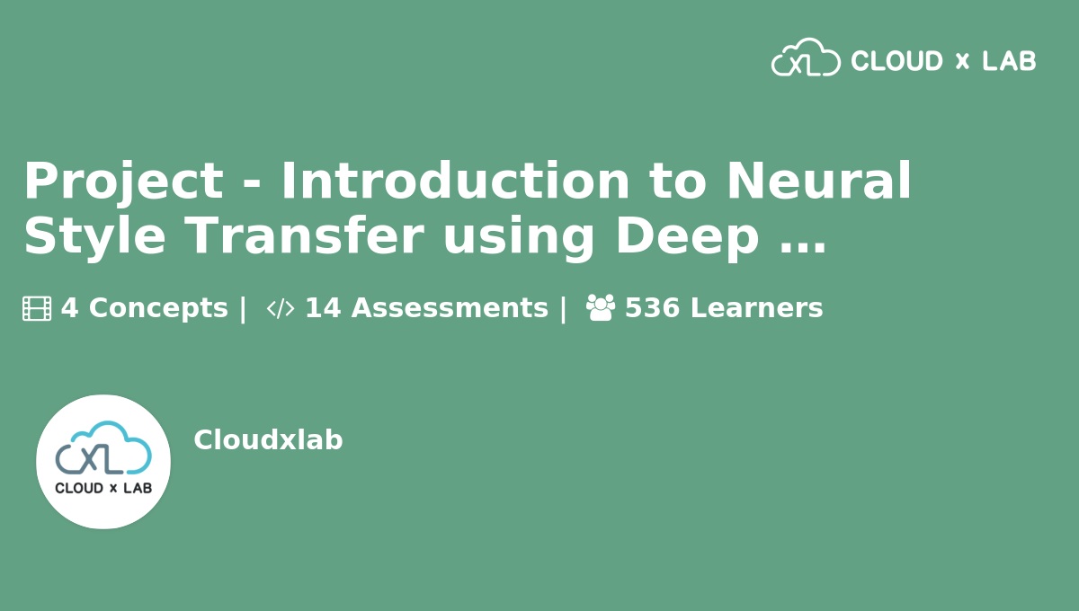 Project - Introduction to Neural Style Transfer using Deep Learning ...